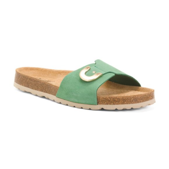 Biostep | Shoes | New Biostep Made In Spain Suede One Band Sandals ...
